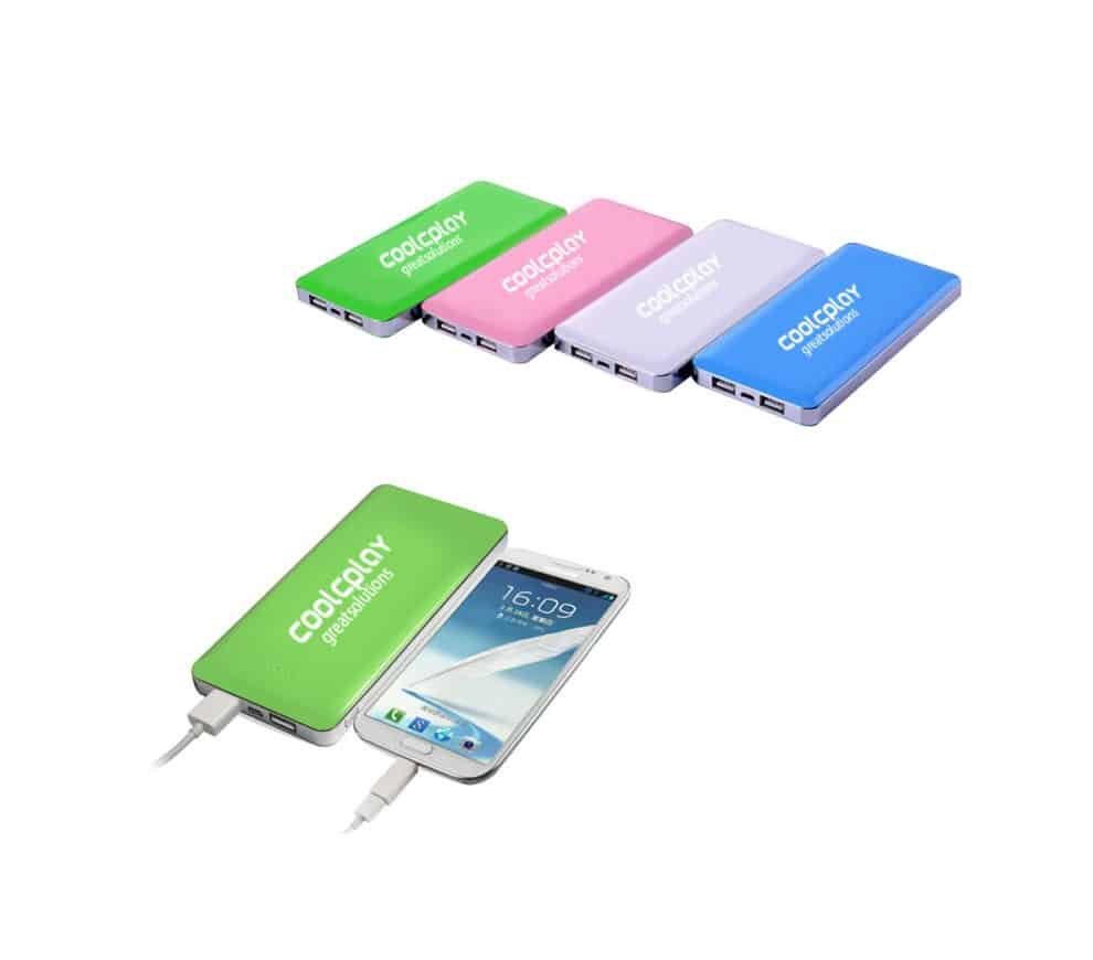 Custom 12000mAh Power Bank with Logo | BrandedChargers.com
